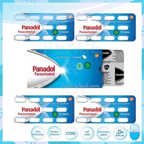 Jual PANADOL BIRU STRIP ISI 10 TABLET PARACETAMOL 500 MG, MENGATASI ...