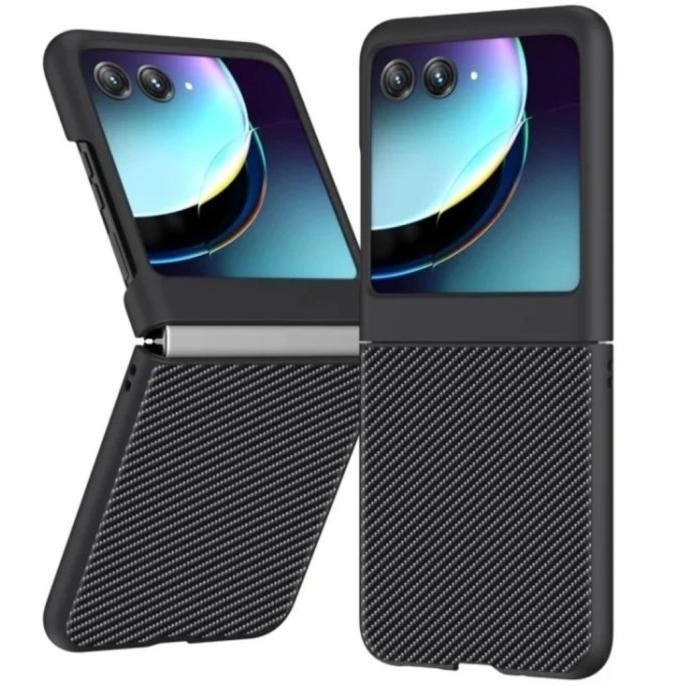 Jual Motorola Razr 40 Ultra Premium Carbon Fiber Leather Case Baru ...