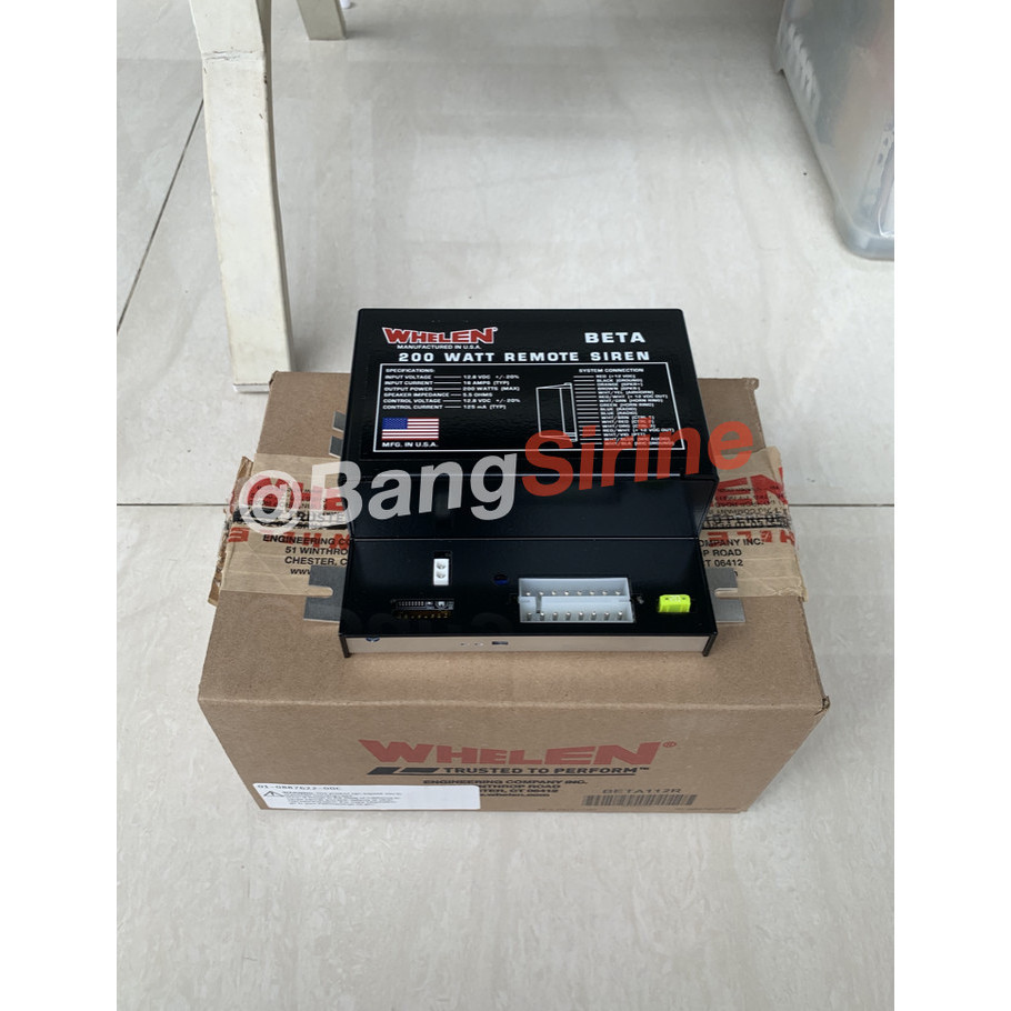 Jual WHELEN BETA 112 R + JUMPER / 200 WATT / MODUL SIRINE WHELEN ...
