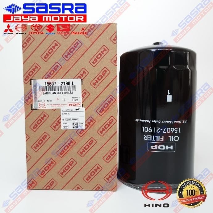 Jual OIL FILTER/OLI - LOHAN FG235TI|FM260TI - HINO GENUINE (15607-2190L ...