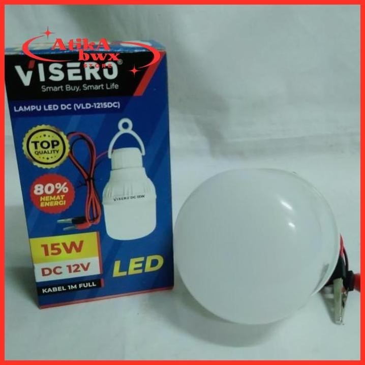 Jual LAMPU LED DC 12VOLT + JEPIT BUAYA 15 WATT VISERO Atikah_bwx | Shopee Indonesia