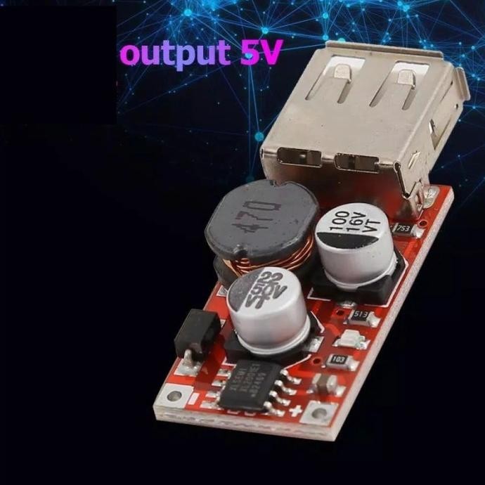 Jual step down 3A regulator 5v charger hp 12v 24v to 5V 3A buck ...