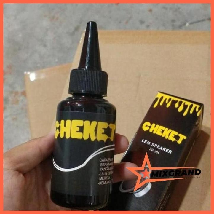 Jual CHECKET Lem Speaker Coil Spiker Hitam 70ml mixgrand | Shopee Indonesia