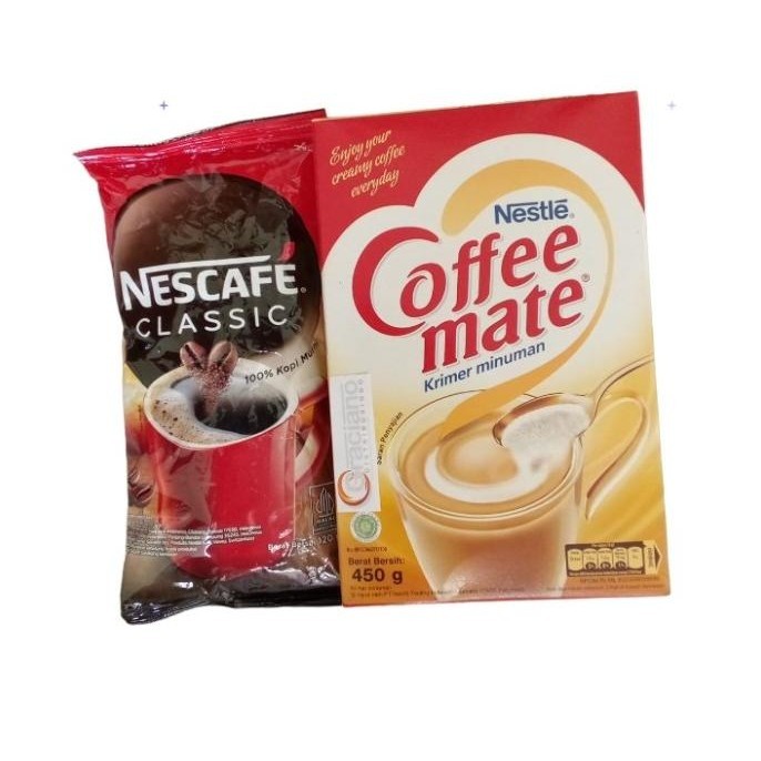 Jual Nescafe Classic Vending 120Gr + Nestle Coffee Mate Creamer 450Gr ...