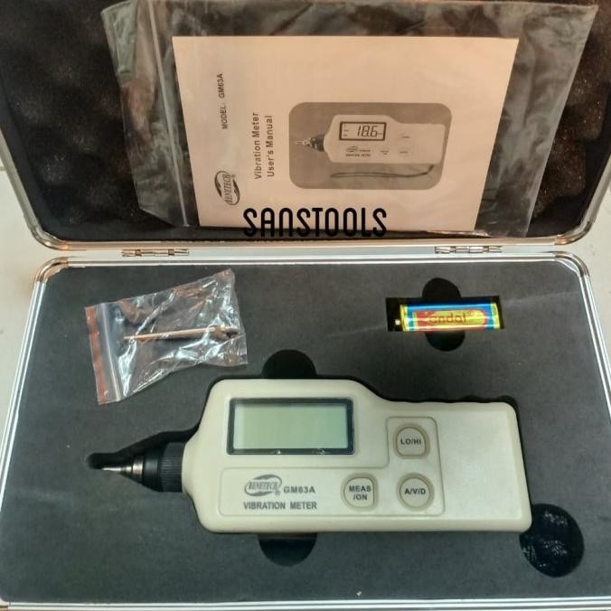 Jual Benetech GM63A vibration meter alat ukur vibrasi getaran GM 63A ...