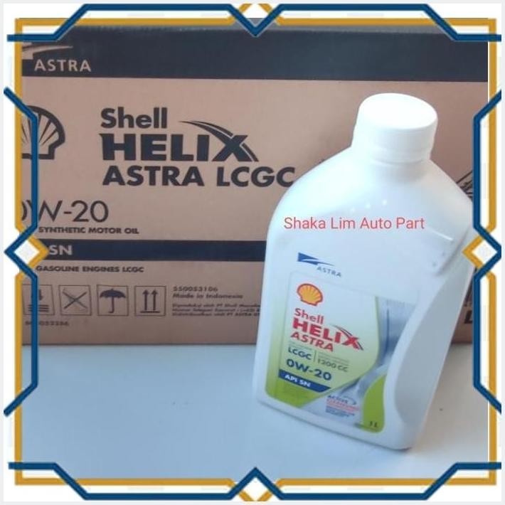 Jual [SPA] OLI OIL SHELL HELIX ASTRA SAE 0W - 20 API SN 1 LITER FULLY ...