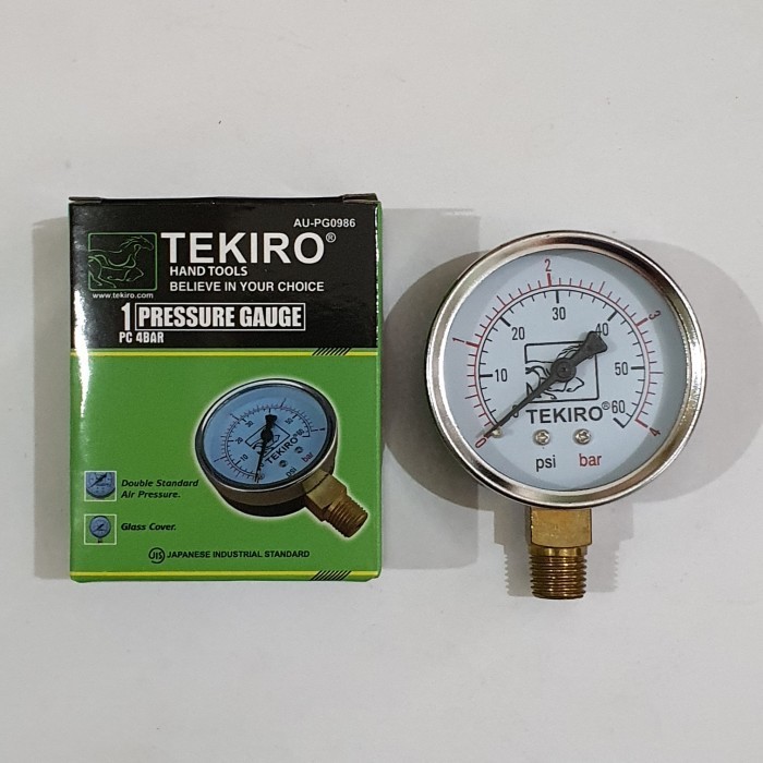 Jual Pengukur Tekanan 4 Bar / Pressure Gauge 4 bar Tekiro | Shopee ...