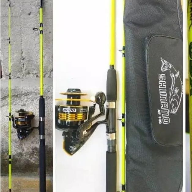 Jual Set Pancing Laut Dengan Joran Fiber Kekuatan 120Lbs Setara 60Kg ...