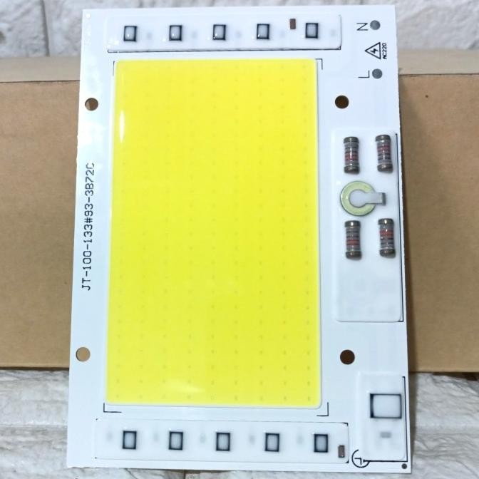 Jual lampu led cob 100w 220v led HPL langsung colok listrik 100watt ...