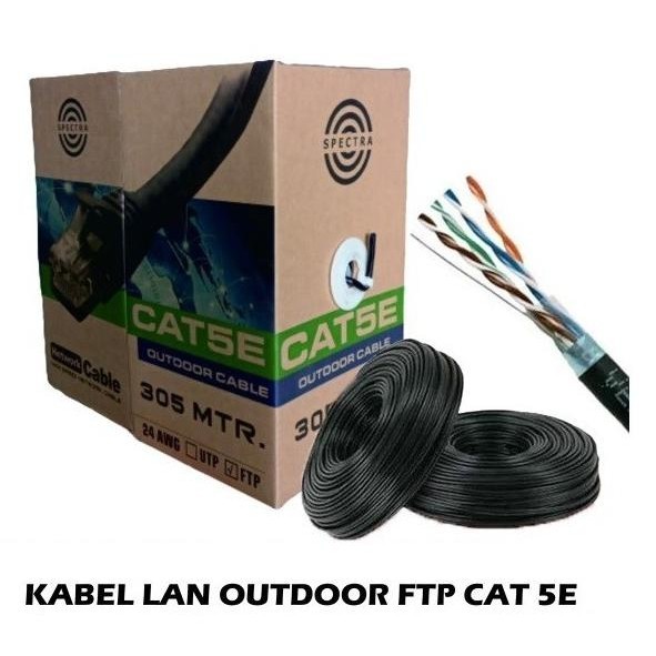 Jual ASLI SPECTRA KABEL FTP STP OUTDOOR CAT 5 CAT5 CAT 5E CAT5E E | NEW ...