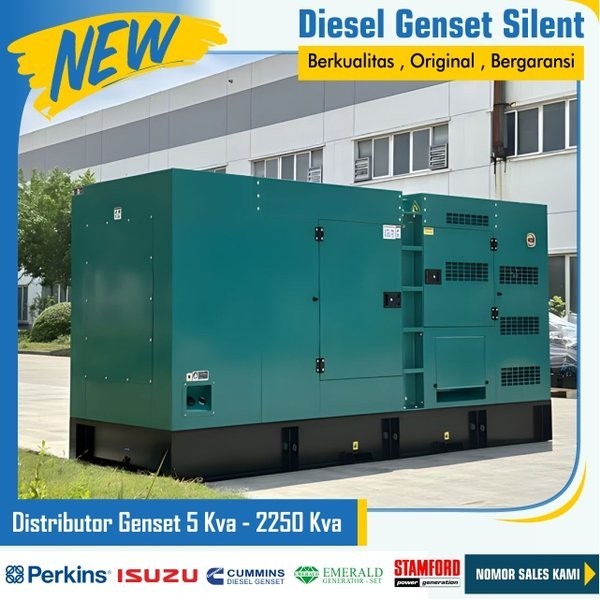 Jual Mesin Genset Silent 150 Kva Perkins - Cummins - Isuzu - Emerald | Shopee Indonesia