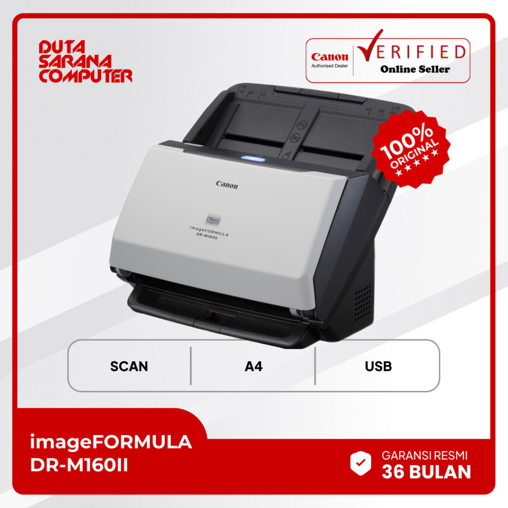 Jual CANON IMAGEFORMULA DR-M160 II SCANNER | Shopee Indonesia