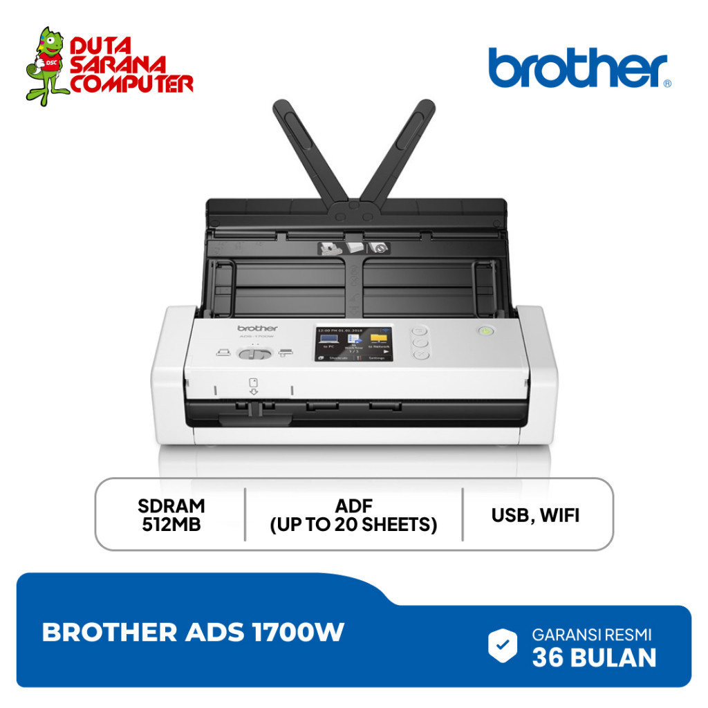 Jual Scanner BROTHER ADS-1700W ADS 1700W ADS 1700 W ADS1700W | Shopee ...