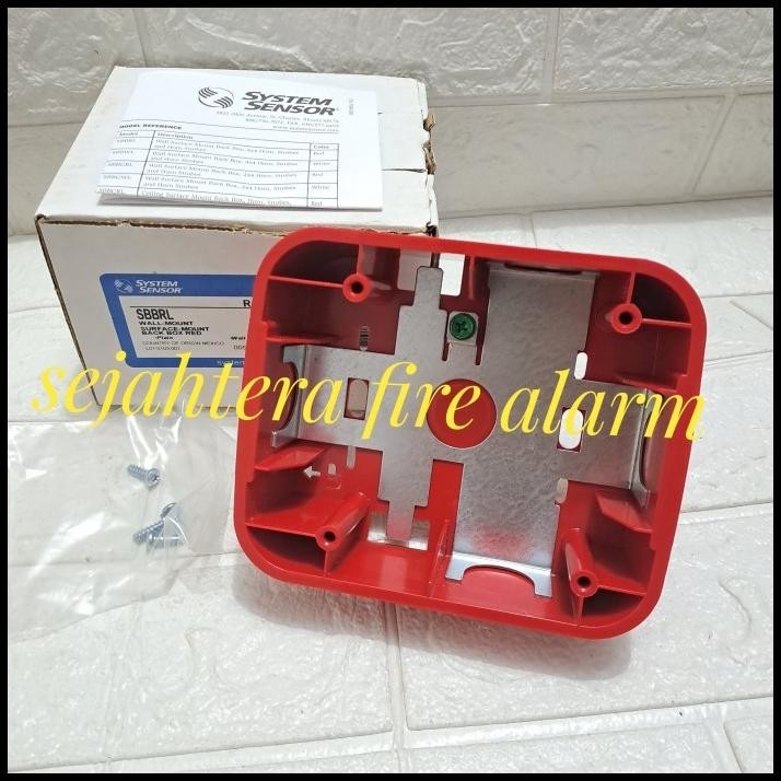 Jual TERBARU WALL SURFACE MOUNT BACK BOX SYSTEM SENSOR TIPE SSBRL , RED ...