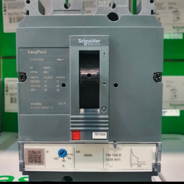 Jual Mccb Cvs 100F 3P 16/25/32/40/50/ Ampere Schneider Original Ori | Shopee Indonesia