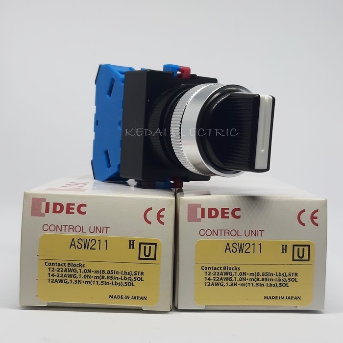 Jual Idec Selector Switch 22Mm 2Posisi Asw211 Ori | Shopee Indonesia