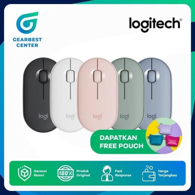 Jual Logitech Pebble M350 Mouse Wireless Silent - Garansi Resmi 1 Tahun | Shopee Indonesia