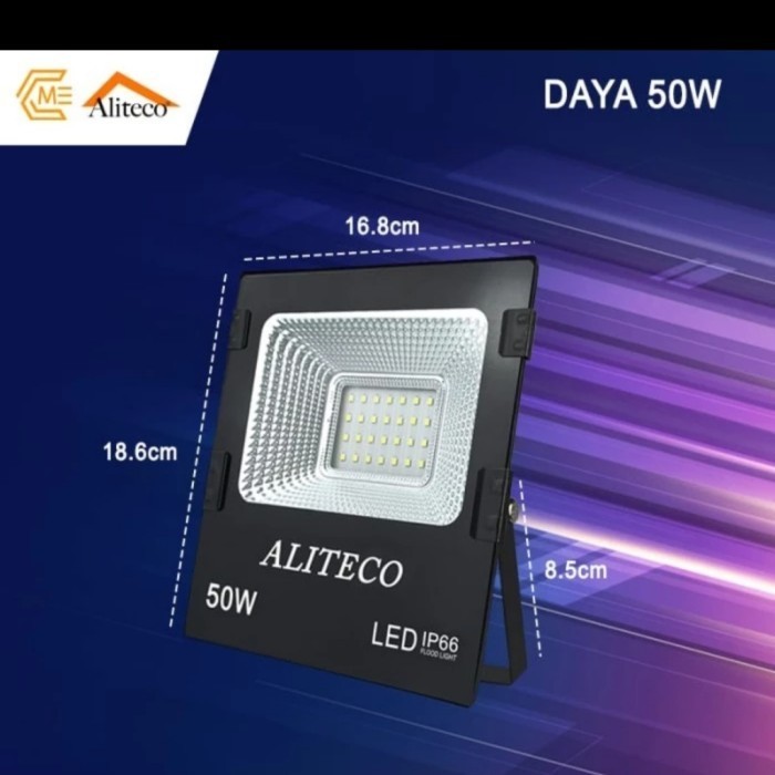 Jual Sukaca - Aliteco Lampu Sorot Tembak Led 50W 100W 200W 300W 500W Jalan Outdoor | Shopee ...
