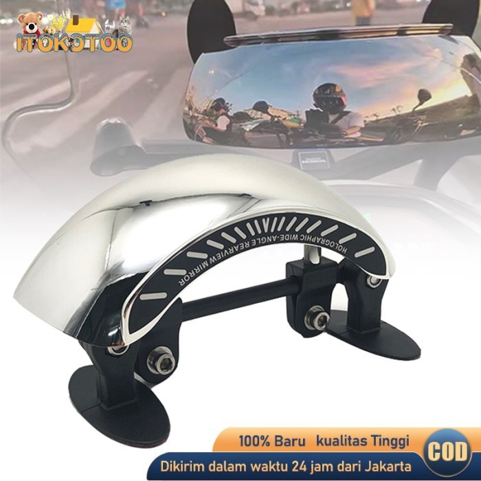 Jual KACA SPION CEMBUNG MOTOR 180 DERAJAT KACA SPION BLIND SPOT WIDE ...