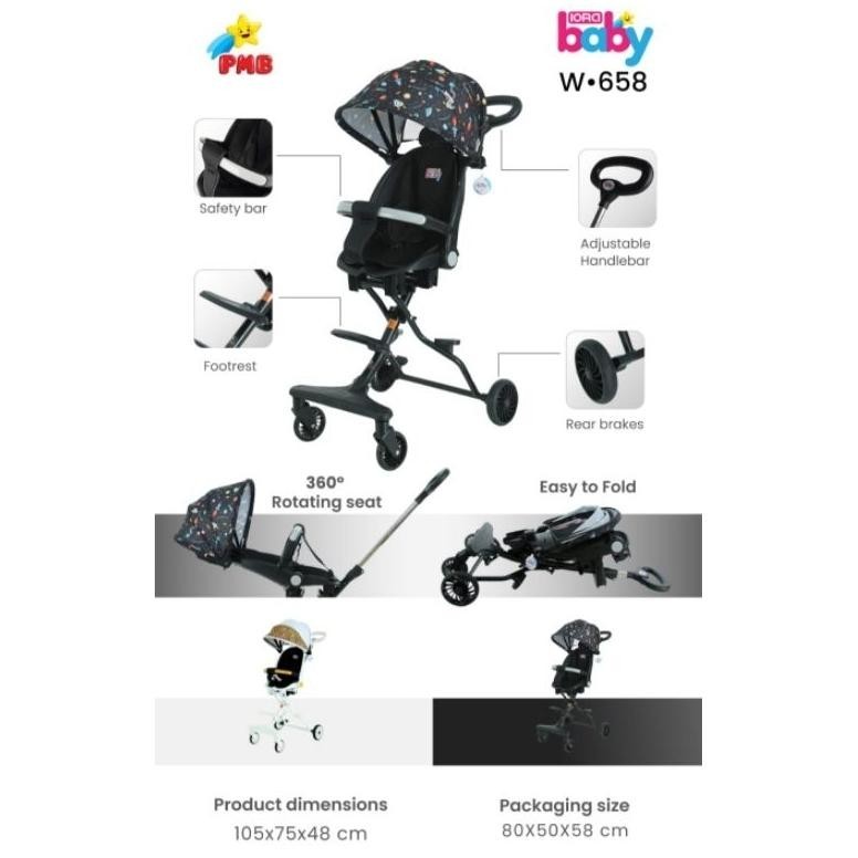 Jual Stroller bayi murah MAGIC STROLLER IORA BABY W628 W658 W668 ...