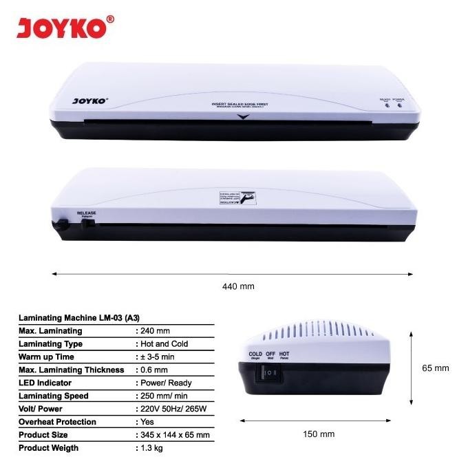 Jual laminating machine / mesin laminating Joyko A3 A 3 LM 03 LM03 ...