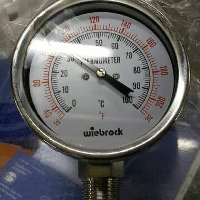 Jual Produk Thermometer model raket stainless 200 derajat 2 1/2"(inch ...