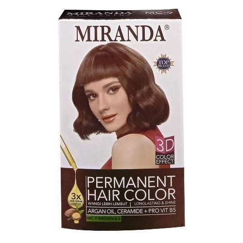 Jual S19300 CAT RAMBUT MIRANDA 30ML MC-9 BROWN KTK MAJU BERSAMA ...