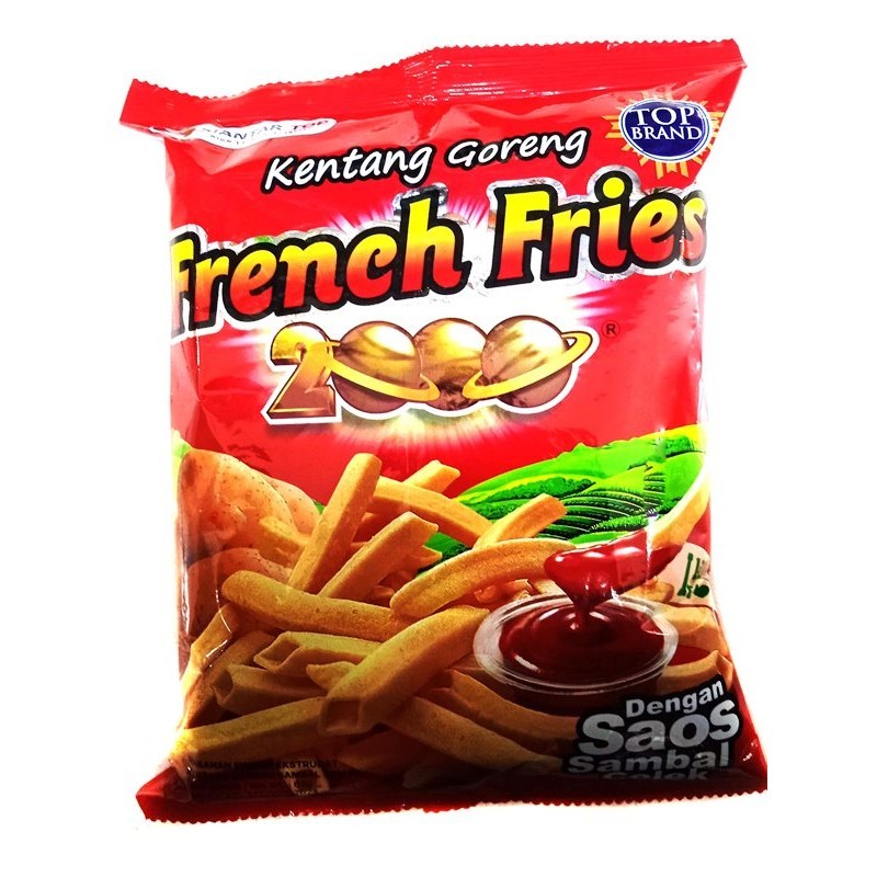 Jual S61165 SIANTAR TOP FRENCH FRIES 2000 PREMIUM SNACK 62GR BUNGKUS ...