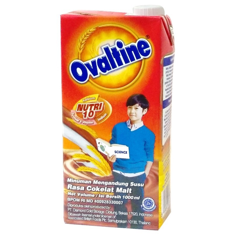 Jual S32340 OVALTINE COKELAT MALT UHT CHOCO DRINK RTD 1000ML MAJU BERSAMA (20250518) | Shopee ...