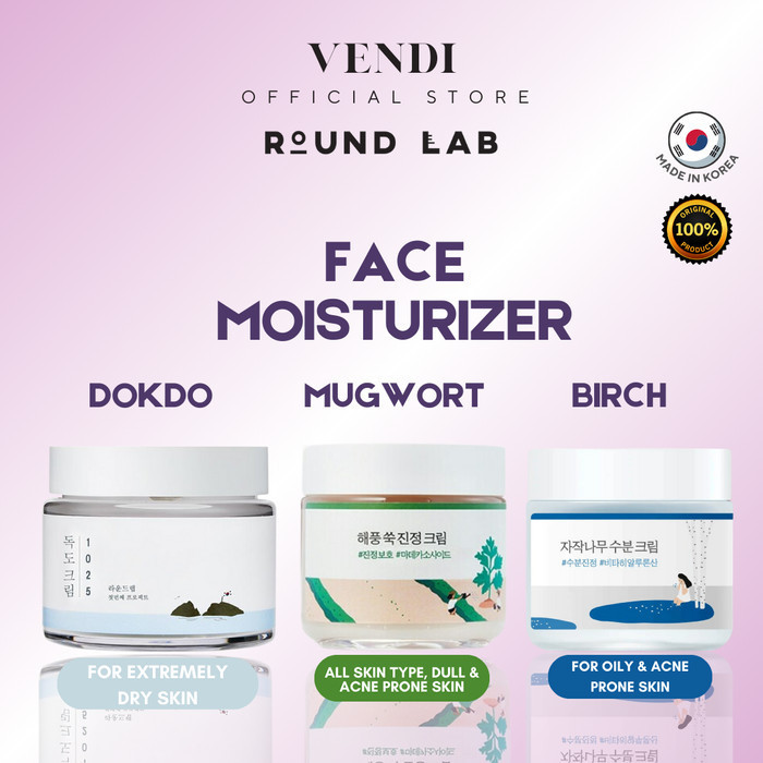 Jual [ ORIGINAL 100% ] ROUND LAB Birch Juice Moisturizer Dokdo Cream ...