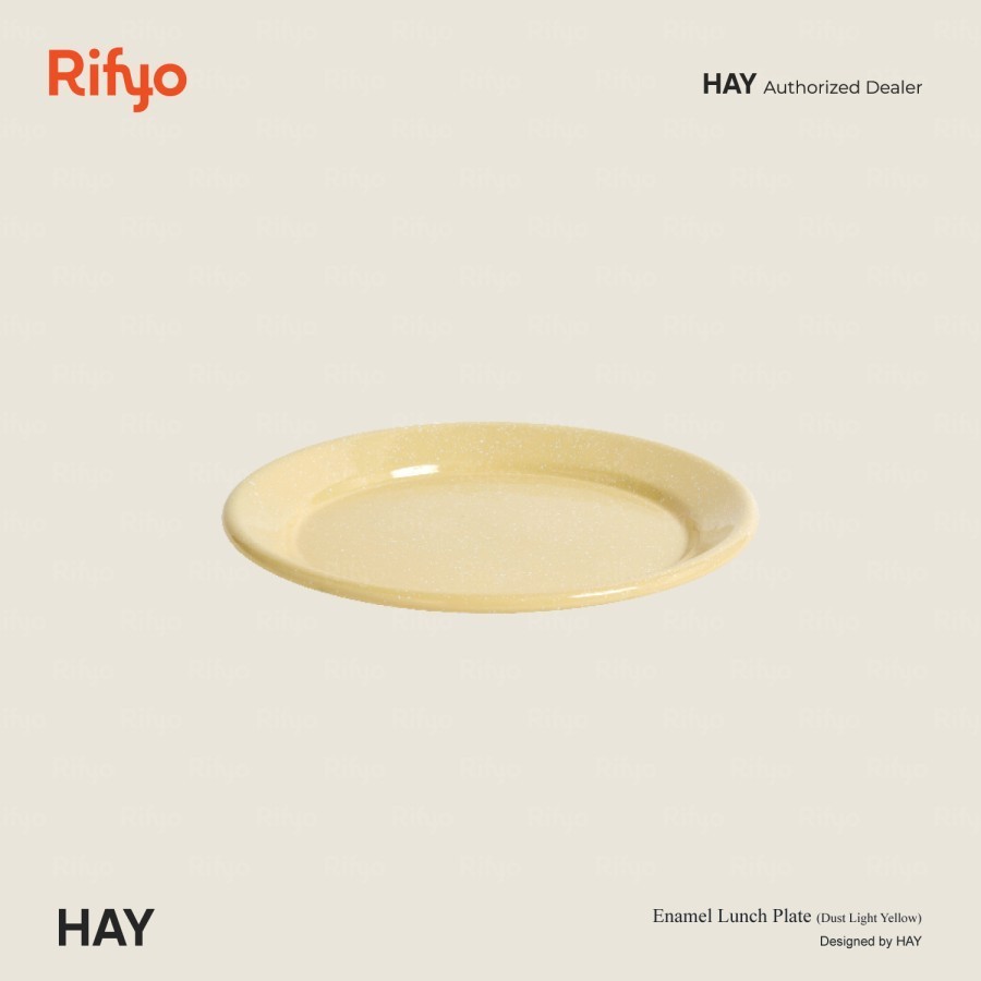 Jual HAY Enamel Lunch Plate, Light Yellow | Shopee Indonesia