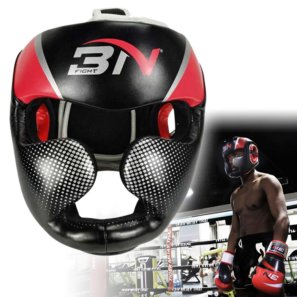 Jual BNPRO Helm Tinju Muay Thai MMA Pelindung Kepala Size XL - BNHG-01 ...
