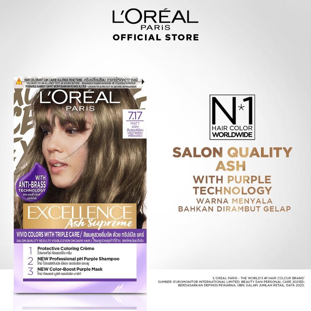 Jual L'Oreal Paris Excellence Fashion Sparkling Visible Hair Color ...