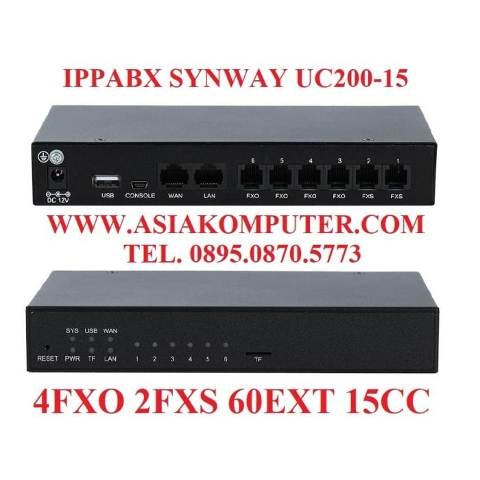Jual Ippbx Synway Uc200-15 Ippabx Ip Pabx Pbx Mirip Yeastar S20 S50 ...
