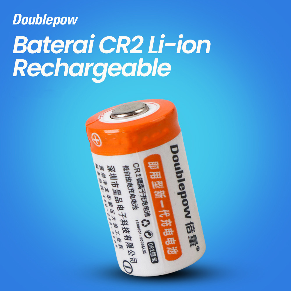 Jual Baterai Rechargeable CR2 Li-Ion 3V 900mAh 1 PCS [Doublepow ...