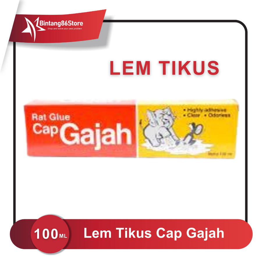 Jual Lem Tikus Cap Gajah 100 ml ( Racun Tikus ) | Shopee Indonesia