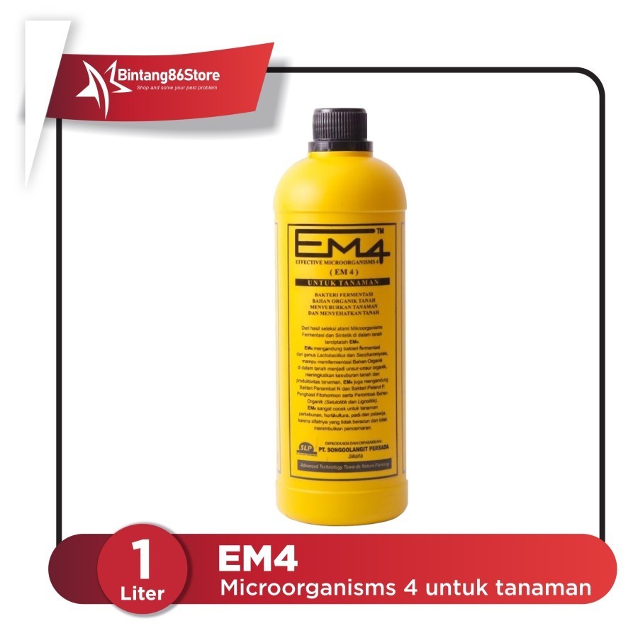 Jual Pupuk EM4 tani @1 lt - Pupuk Cair Organik Pertanian | Shopee Indonesia