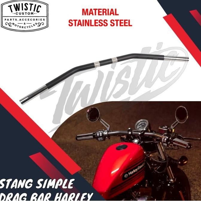 Jual Stang Motor Simple Drag Bar Motor Harley Sportster 48 883 1200 ...