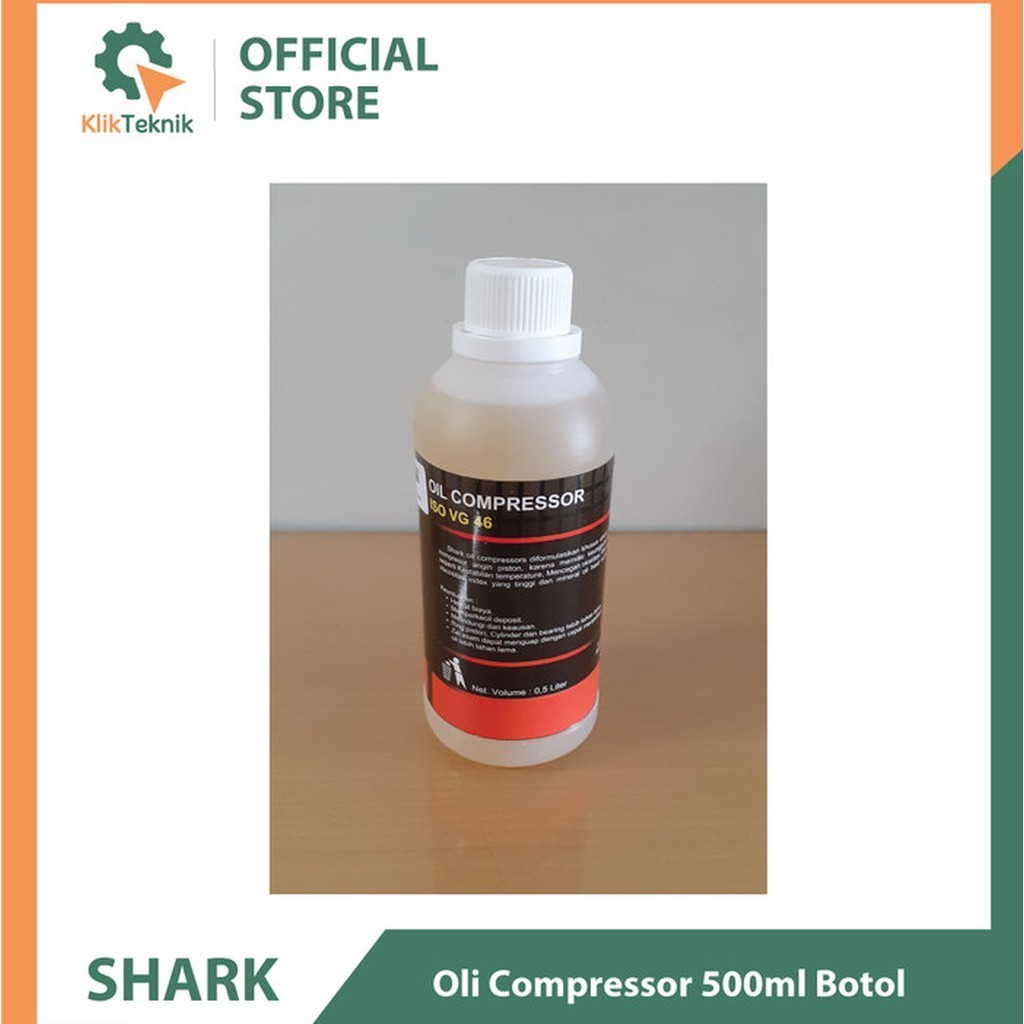 Jual Oli compressor 500ml botol Shark | Shopee Indonesia