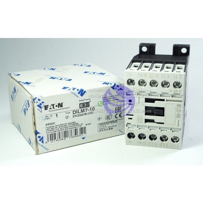 Jual Eaton DILM7-10 24VDC 276565 Contactor Moeller | Shopee Indonesia