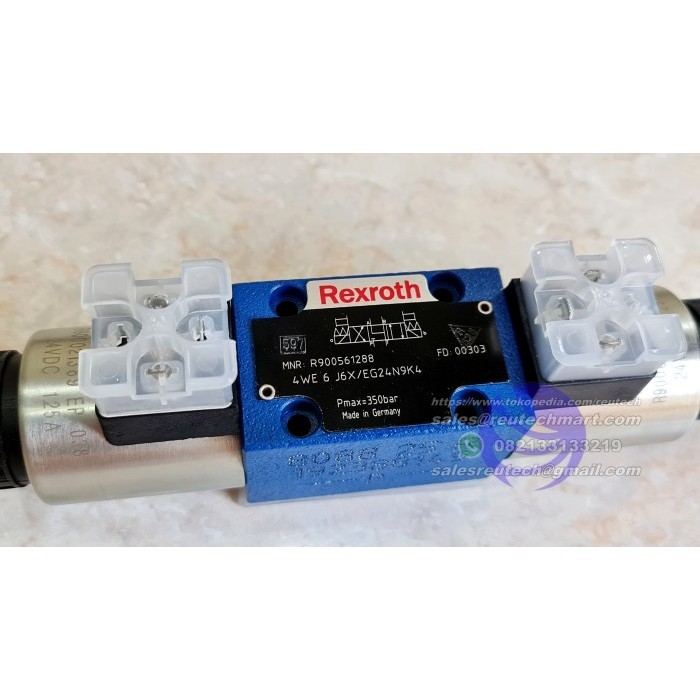 Jual Solenoid Valve Rexroth 4WE 6 J6X/EG24N9K4 R900561288 6J6X/EG24N9K | Shopee Indonesia