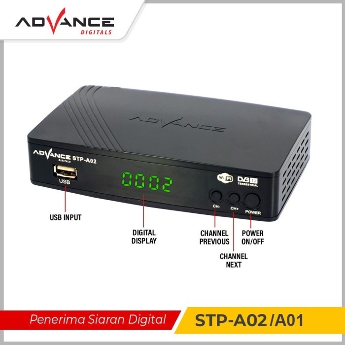 Jual Set Top Box Advance Stp-A02 Stb Penerima Siaran Digital Full Hd ...