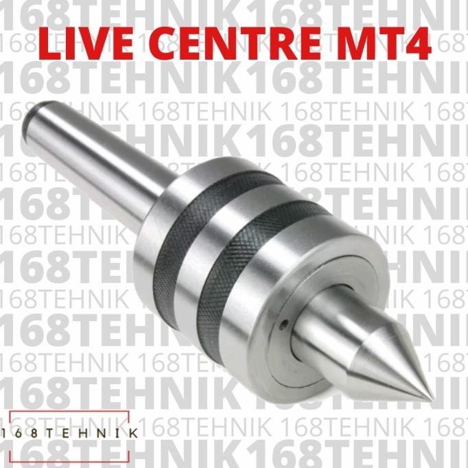 Jual Live Center Mt 4 Mt4 / Center Mesin Bubut / Rolling Center Putar ...