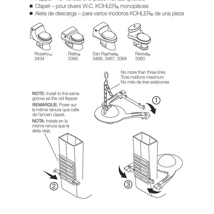Jual Flapper Kohler 2 inch GP84995 NICE! | Shopee Indonesia