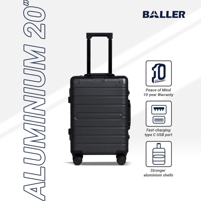 Jual NEW SERIES BALLER KOPER ALUMINIUM 20 INCH - GREY ORIGINAL QUALITY ...