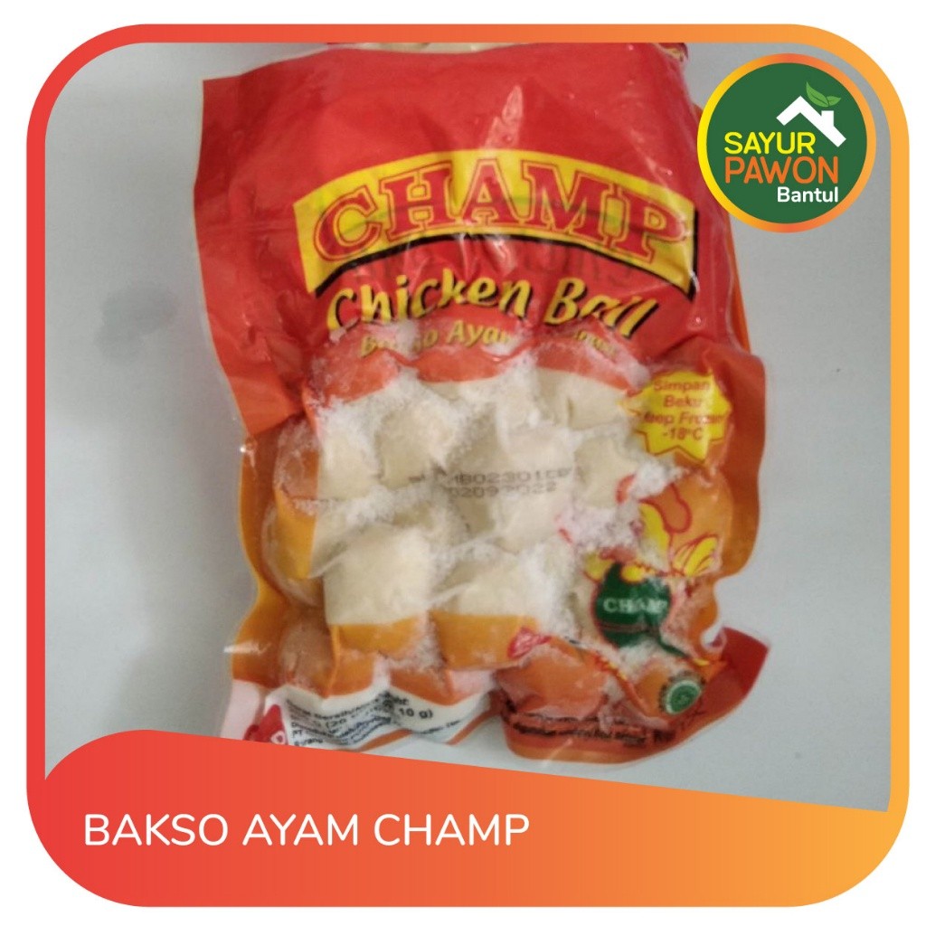 Jual Bakso Ayam CHAMP 200 gram (frozen) | Shopee Indonesia