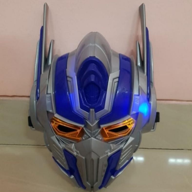 Jual WDF Topeng Robot Transformer Optimus Prime - Topeng Cosplay Robot ...