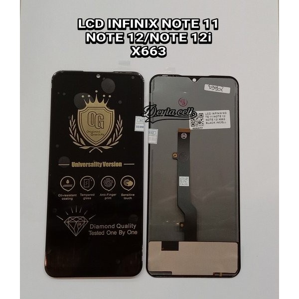 Jual LCD TOUCHSCREEN INFINIX NOTE 11 NOTE 12 NOTE 12i X663 X663B NFC TFT | Shopee Indonesia