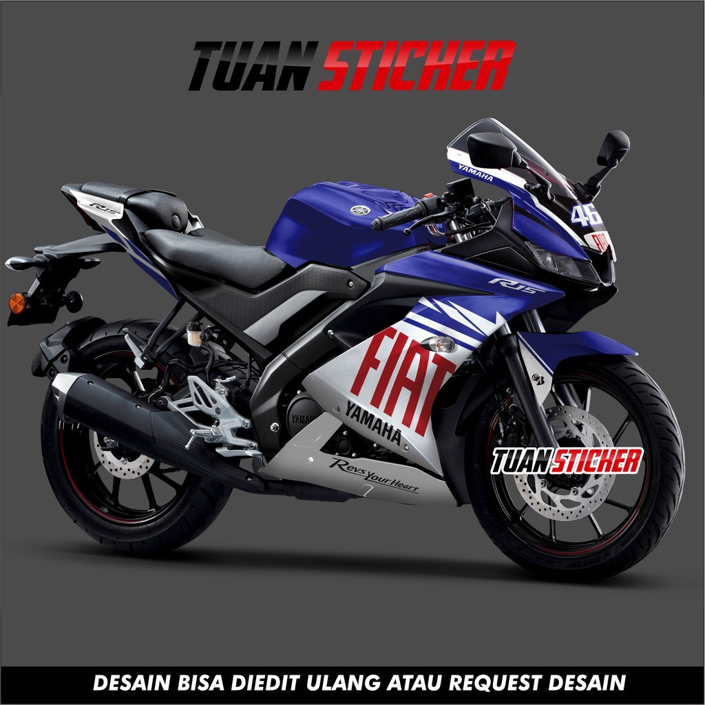 Jual Sticker Striping Decal Yamaha R15 V3, Sticker Decal R15 V3 ...