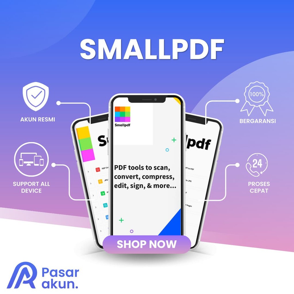 Jual Account Smallpdf Small Pdf Premium Pro Lifetime Vip Private Use | Shopee Indonesia